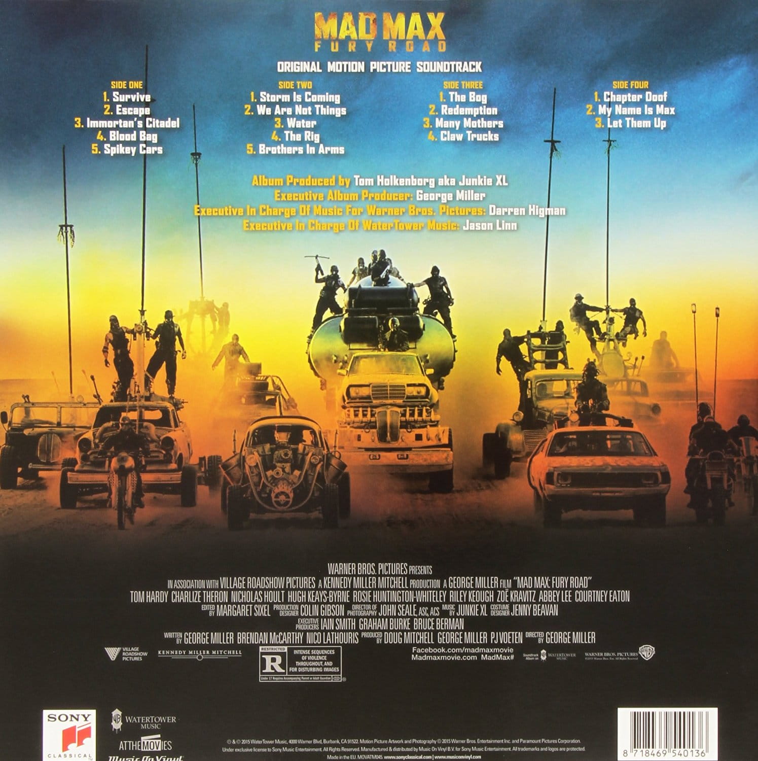 Mad Max Fury Road OST 180g black 2xLP (MOVATM045) OnVinylStore