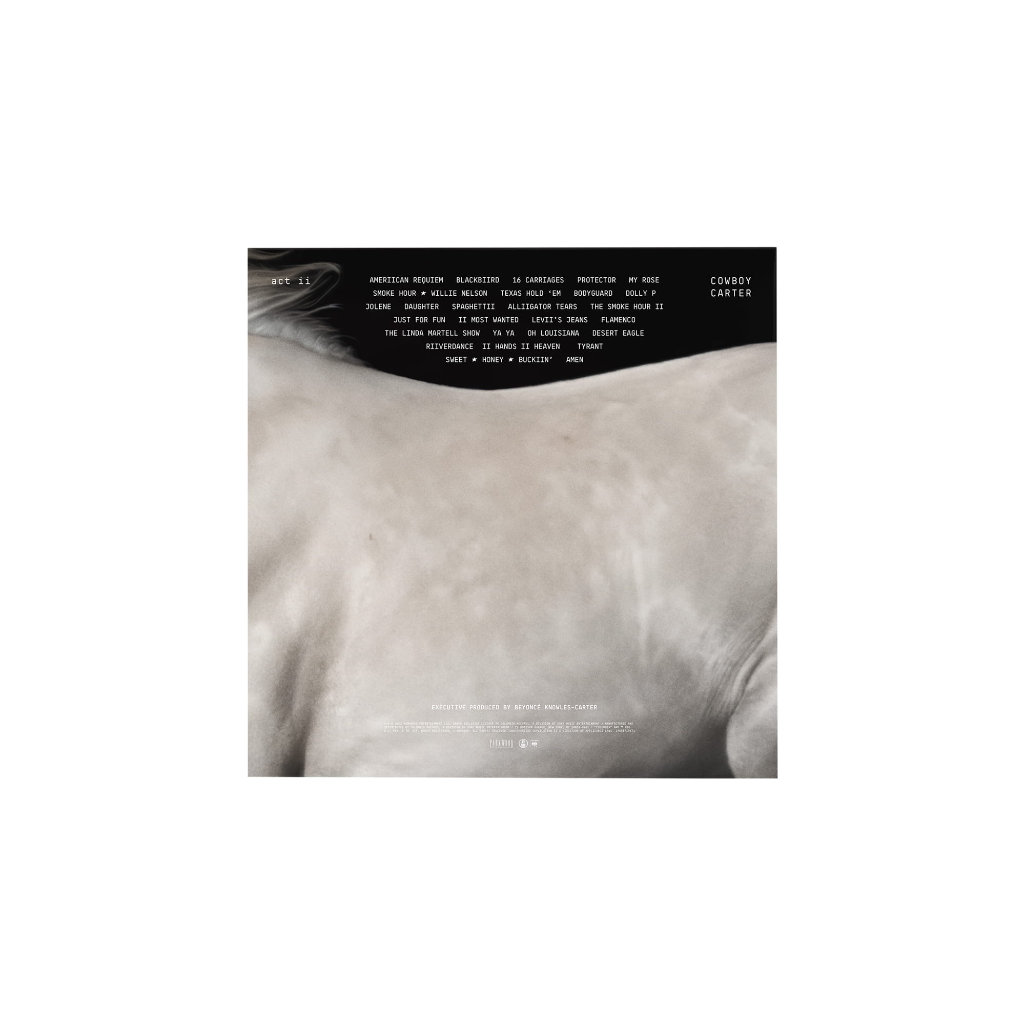 BEYONCE - COWBOY CARTER (OFFICIAL VINYL 2xLP 180g) OnVinylStore
