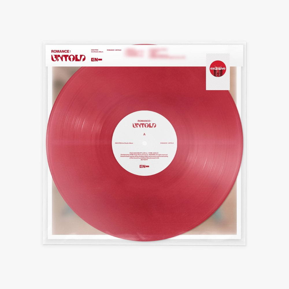ENHYPEN - ROMANCE : UNTOLD (TARGET EXCLUSIVE RED LP) OnVinylStore