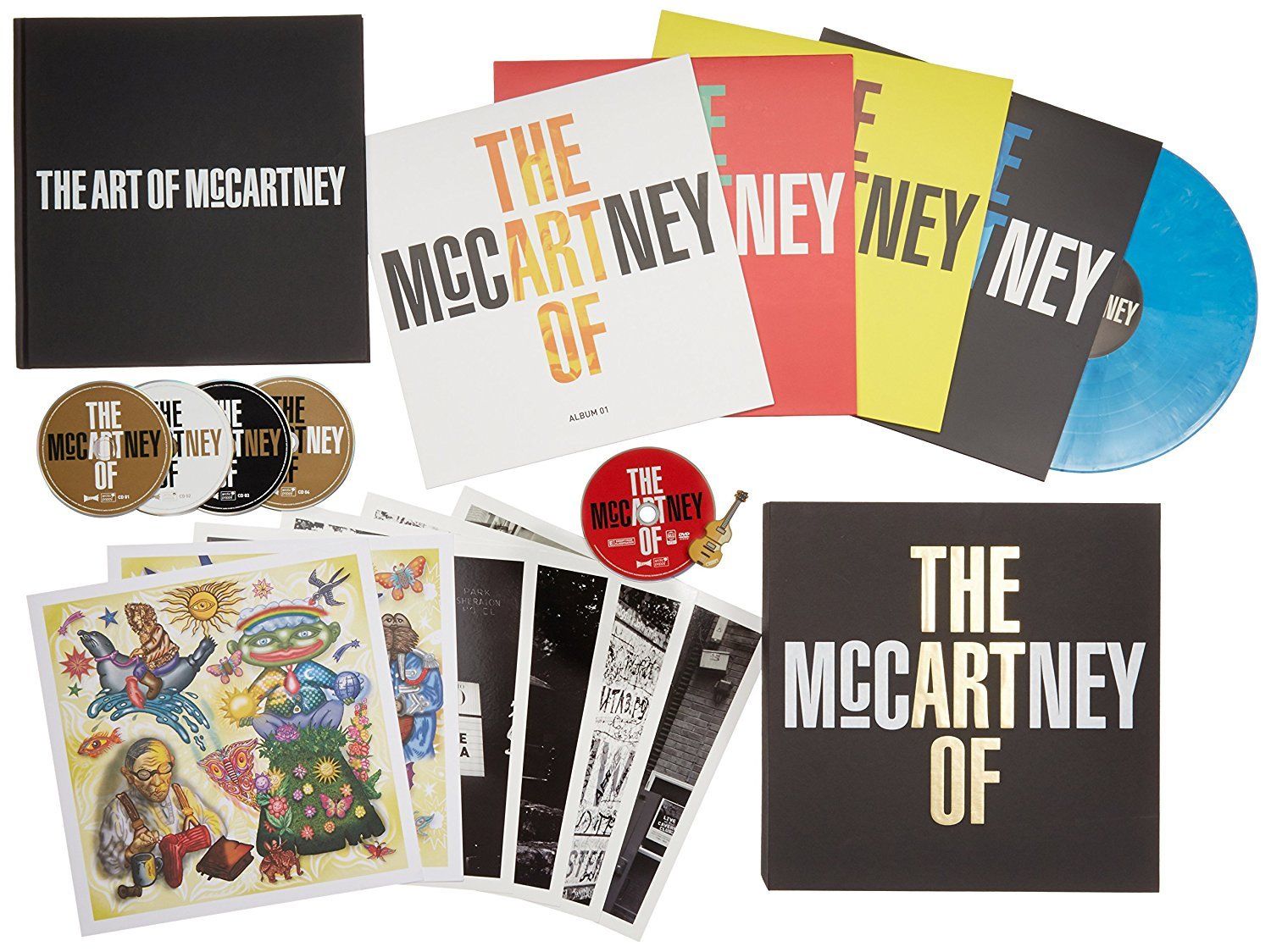 The Art of PAUL McCARTNEY (BOX 4xLP coloured vinyl/4CD/DVD/USB ...