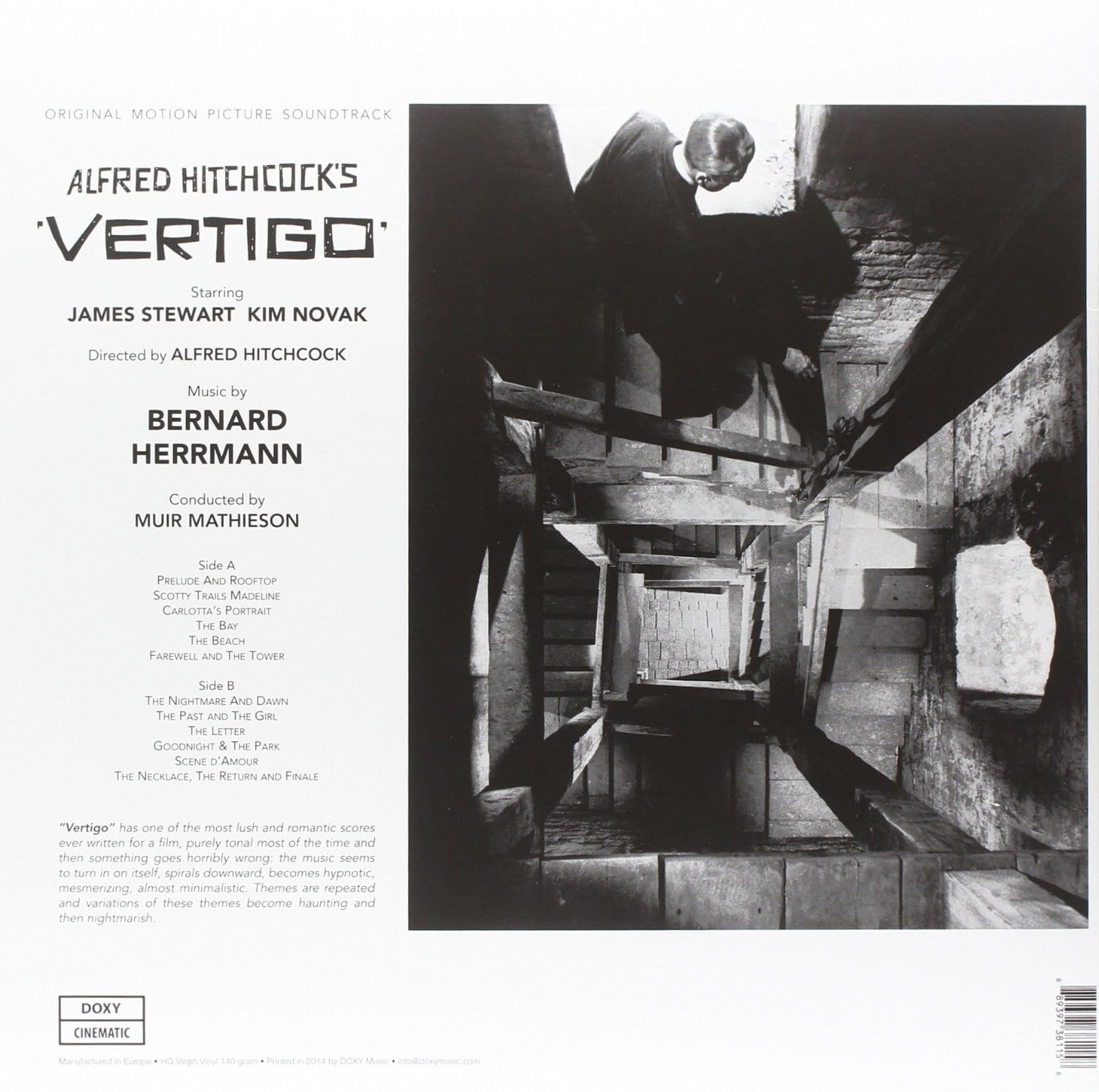 Alfred Hitchcock Vertigo OST by Bernard Herrmann OnVinylStore