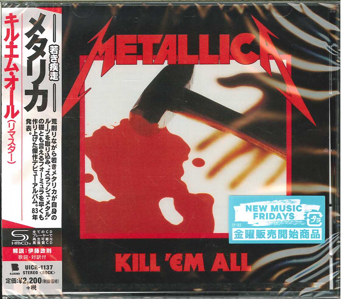 METALLICA Kill 'Em All (REMASTERED SHM-CD UICR-1137) OnVinylStore
